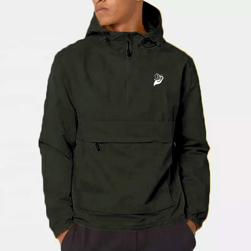 OEM Custom Printing Mesh Lining Waterproof Jacket for Men