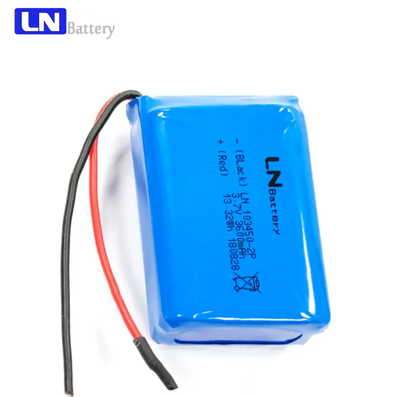 Lithium battery factory 103450-2P 103450-2P2S 3.7V 3600mAH battery bms ...