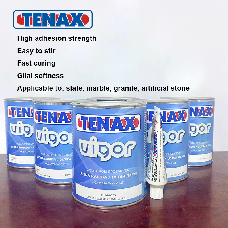 TENAX 1L Black Super Strong and Fast Drying Paste Adhesive