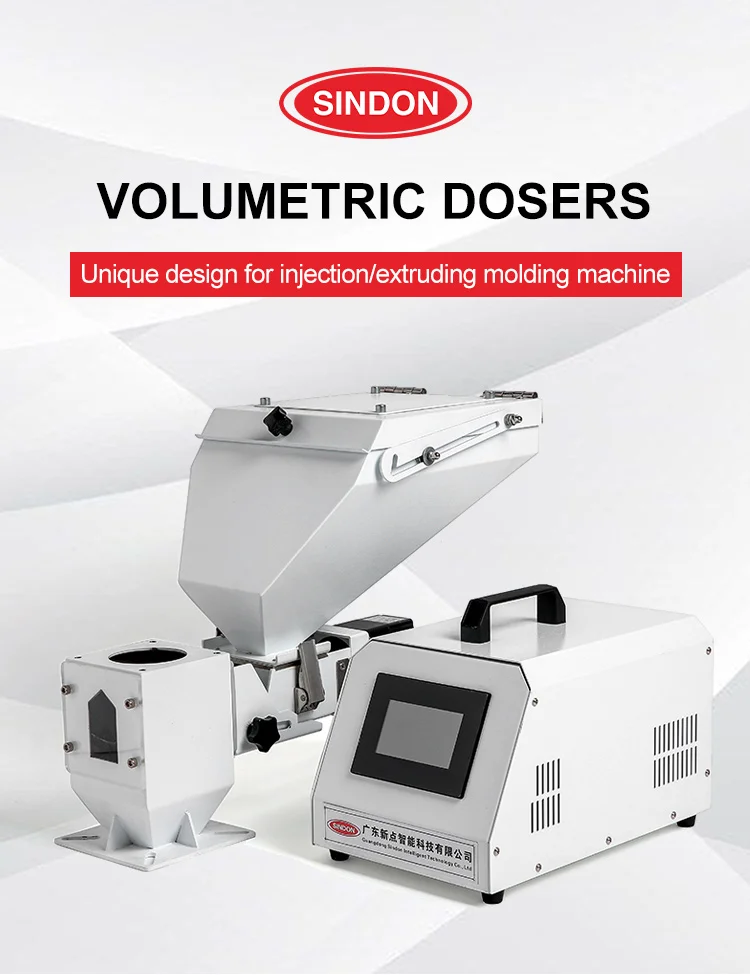 Single Double Color Masterbatch Screw Volumetric Doser Master Batch ...