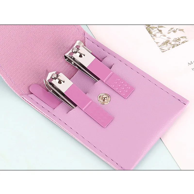 Colorful 4pcs Nail Cutter Fingernail Clippers Kit Nail Clippers Set ...