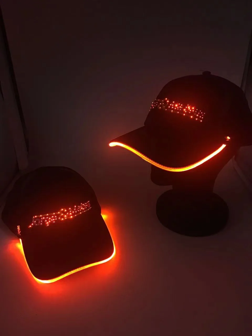 High Quality Led Light Up Led Cap Custom Approved Unisex Led Flashing ...