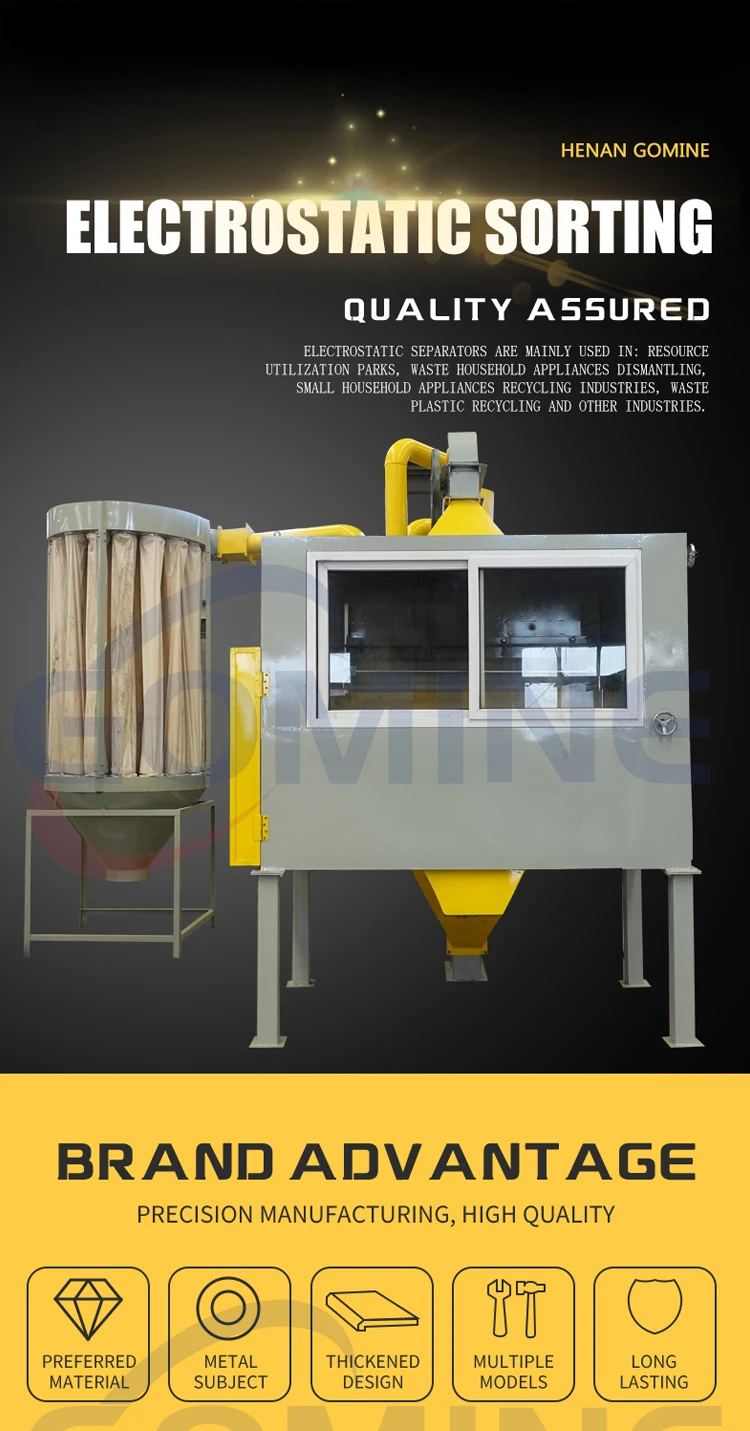 Electrostatic Separator for Efficient E-Waste Recycling