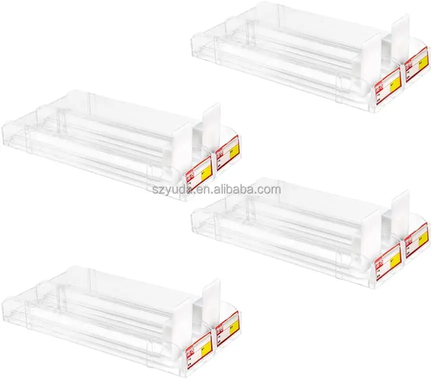 Acrylic Spring Shelf Pushers System - Adjustable & Versatile