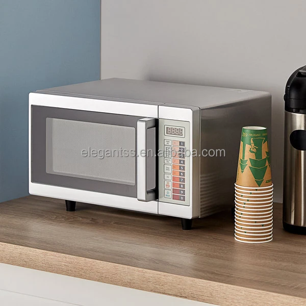 120V, 1000W Microwave with Push Button Controls - Wanhui