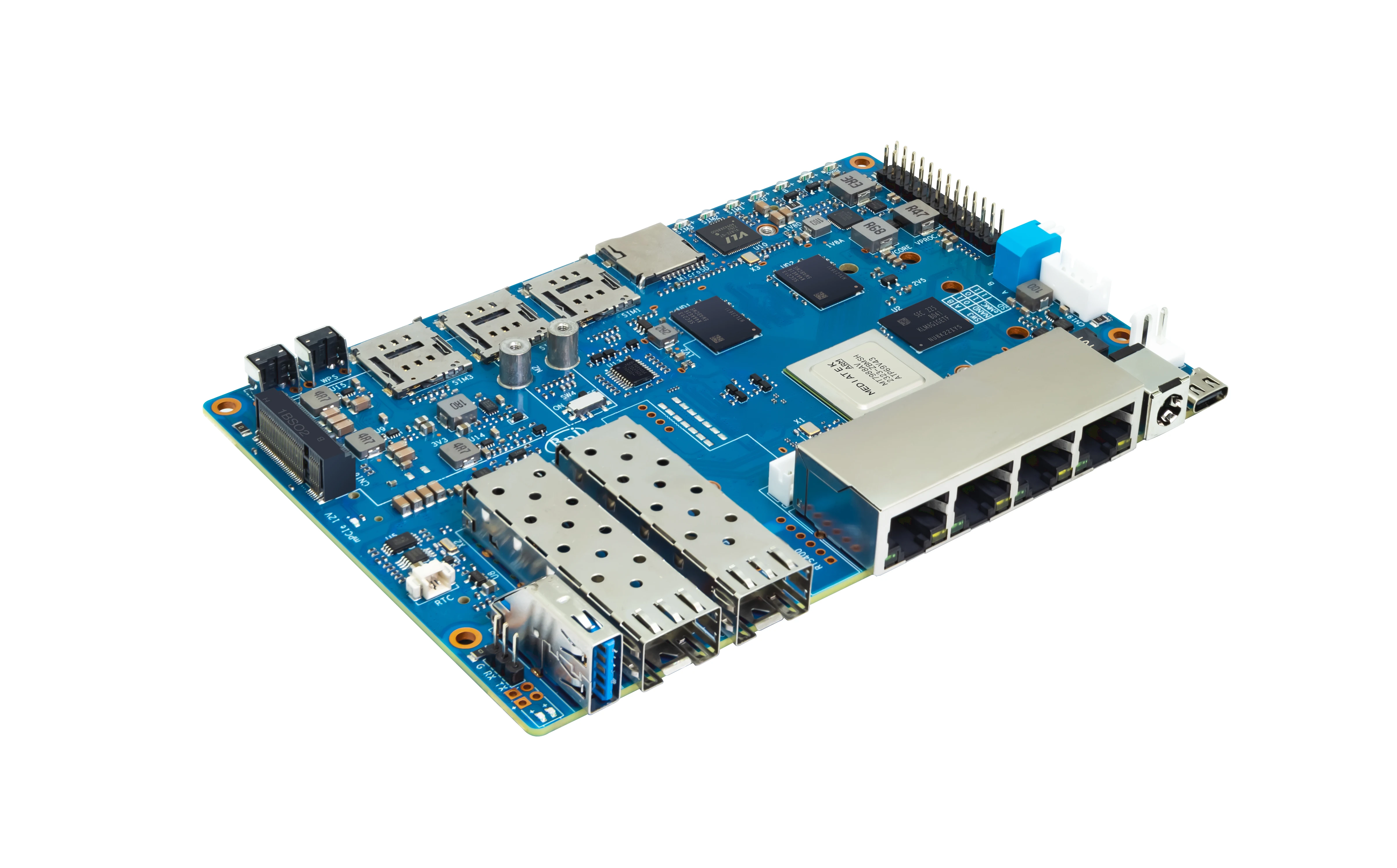 Banana Pi Bpi-r4 Router Board With Mediatek Mt7988a Filogic 880 Quad ...
