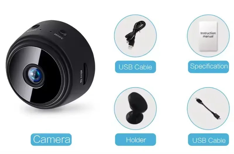 A9 Mini WIFI Camera - High Definition Security Video Recorder