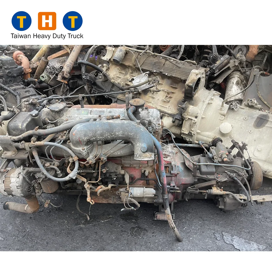 Used Truck Diesel Engine EH700 6443CC 1990Y Motor Engine for Hino ...