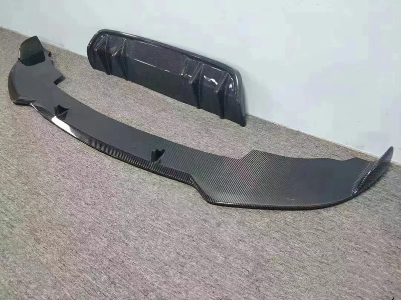 HM Style Carbon Fiber X3 F25 Front Lip X4 F26 Rear Diffuser Body Kit ...