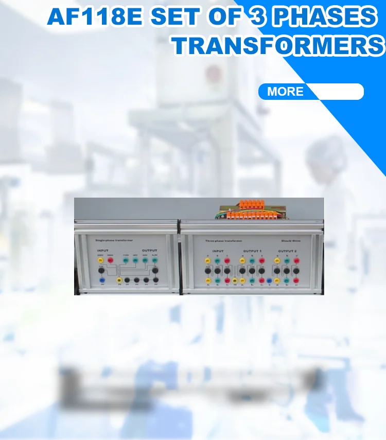 Set Of 3 Phases Transformers Didactic Equipment Vocational Education ...