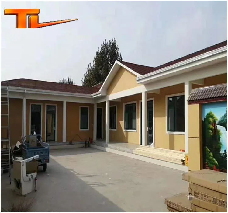 China Standard Light Steel Frame House Prefab Luxury Prefab Villa ...