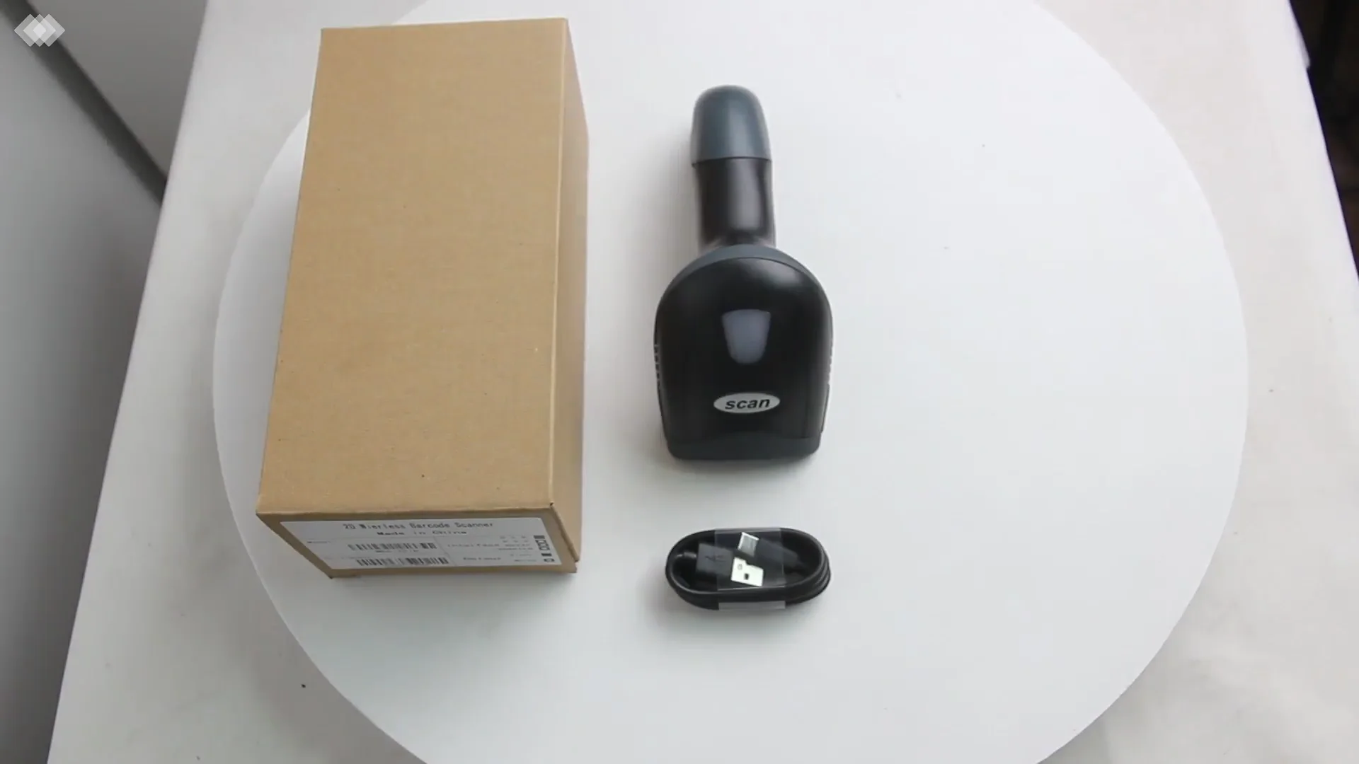 2d Wireless Bt Handheld Barcode Scanner Usb-hid Interface For ...