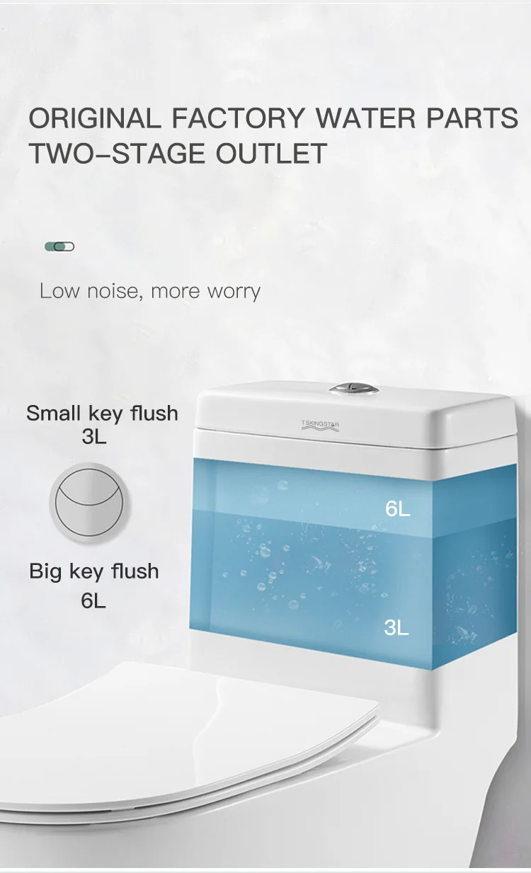 Kingstar European Style Wc Spy Ceramic Toilet - Easy Install