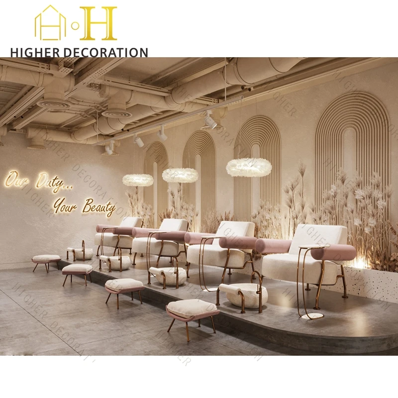 Latest Shops Interior Design for Beauty Salon Nail Polish Showcase ...