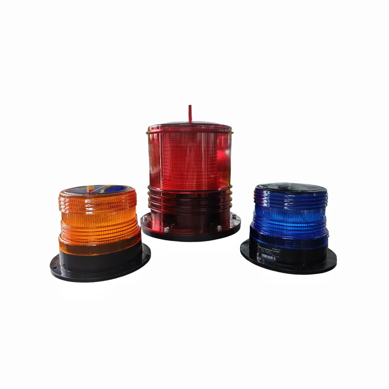 2024 Solar Powered Navigation Obstruction Beacon Marine Led Car Warning ...