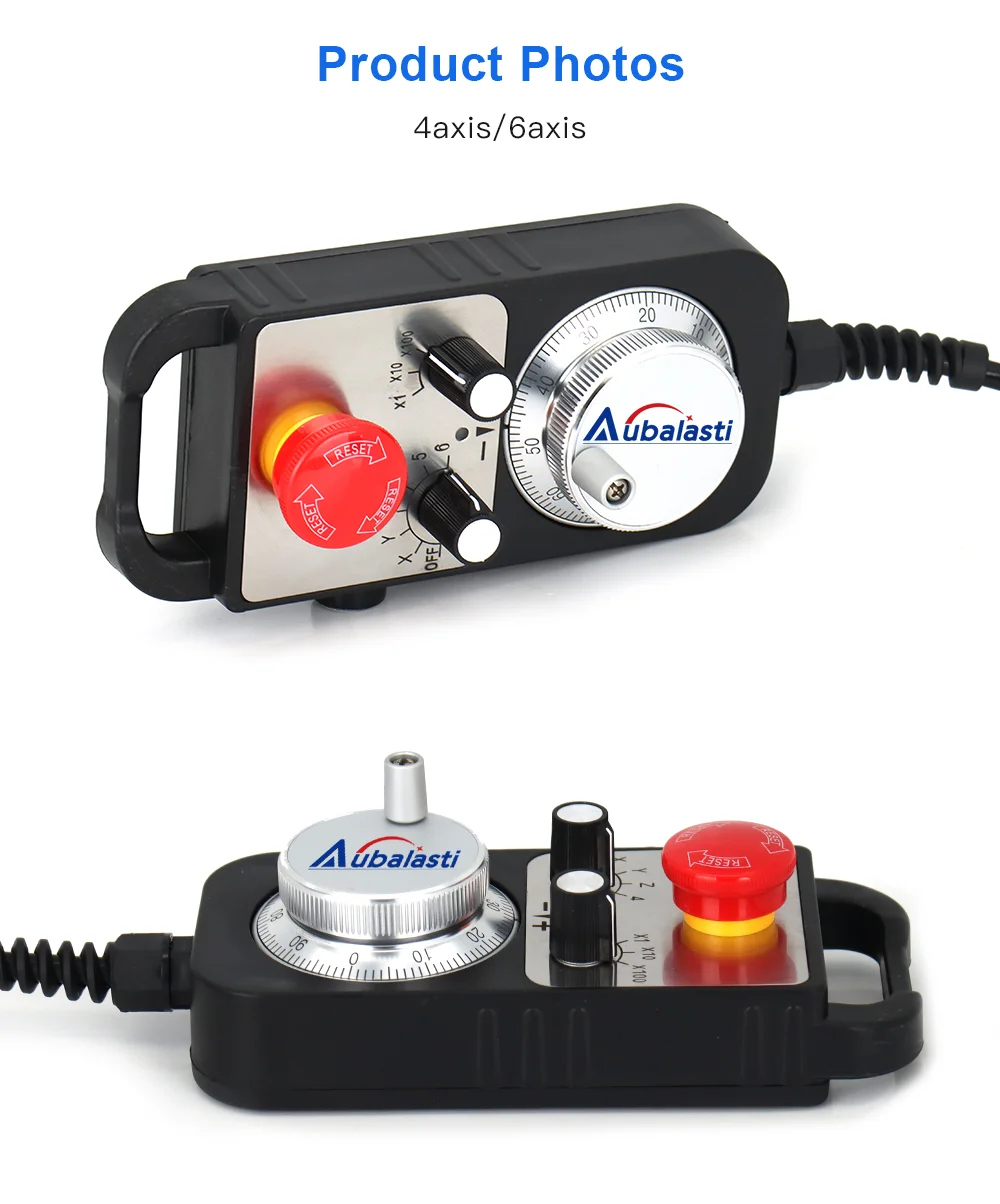 CNC Pulse Generator 4/6axis MPG Pendant Handwheel 5V