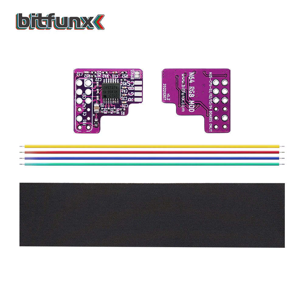 Bitfunx Rgb Mod Chip Board Compatible Nintendo64 N64 Ntsc Game Console ...