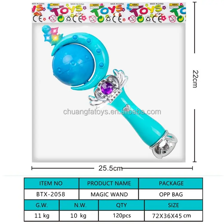 Magic Stick Girl Princess Fairy Stick Glowing Toy with Light Girl Toy ...