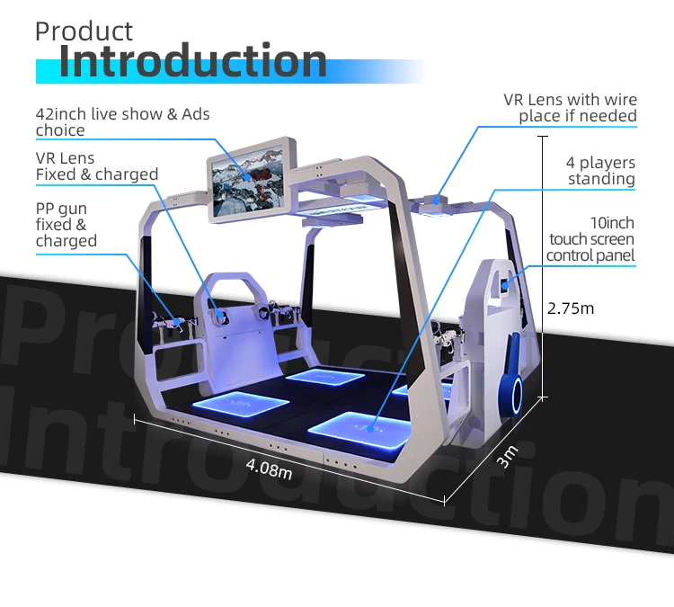 Yhy Original Made Commercial Indoor Equipment Multiplayers Running ...