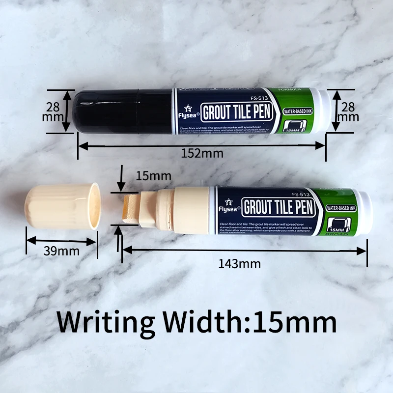 Jumbo Tip Tile Paint Marker Tile Grout Colorant And Sealer Pen For ...