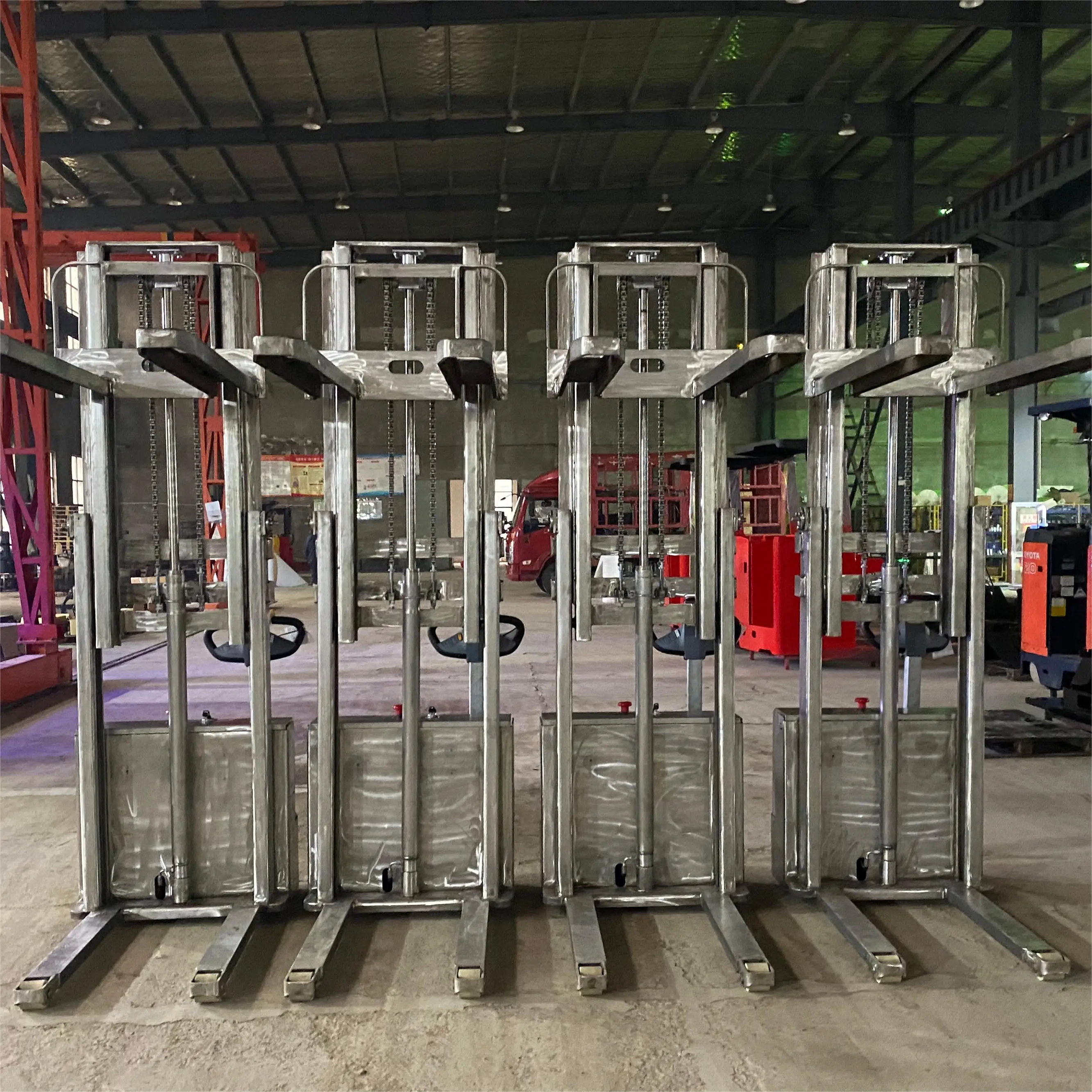 Stainless Steel SUS304 Electric Pallet Stackers for Food