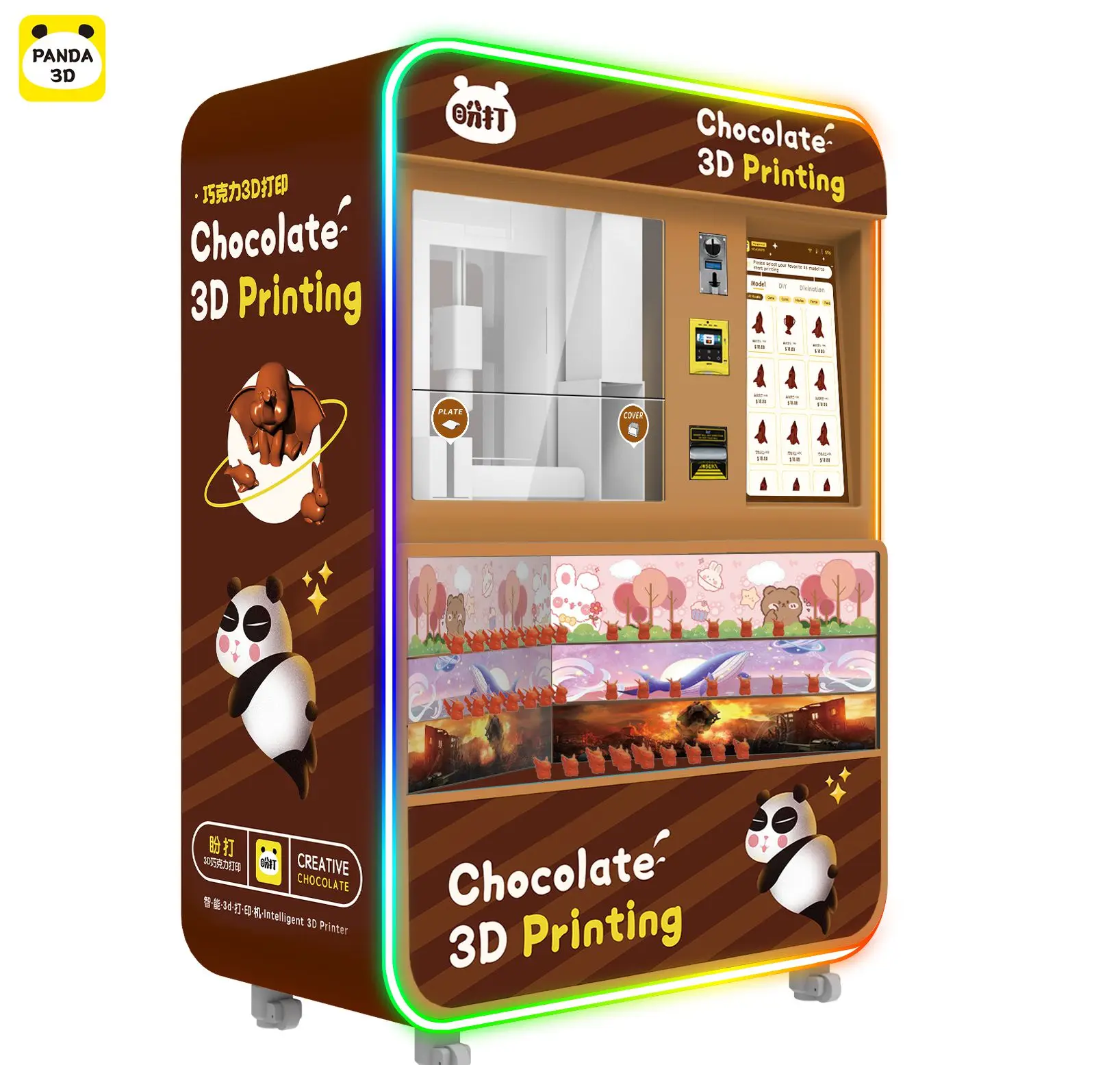 Panda-3d Printer Chocolate - Custom Gift Making Extruder