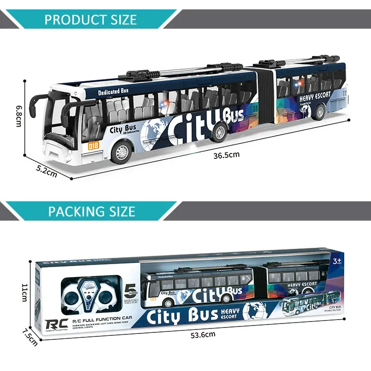 1:32 Scale RC School Bus - Remote Control Toy for Kids