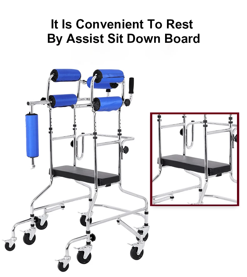 8 Wheeled Hand Brake Disable Stroke Hemiplegia Rehabilitation Training ...