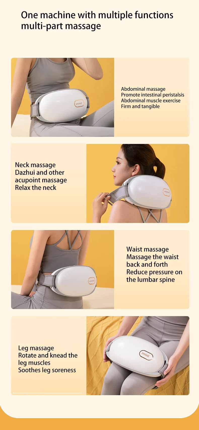 6 In 1burning Fat Massager Infrared Machine Abdominal Massage Device ...