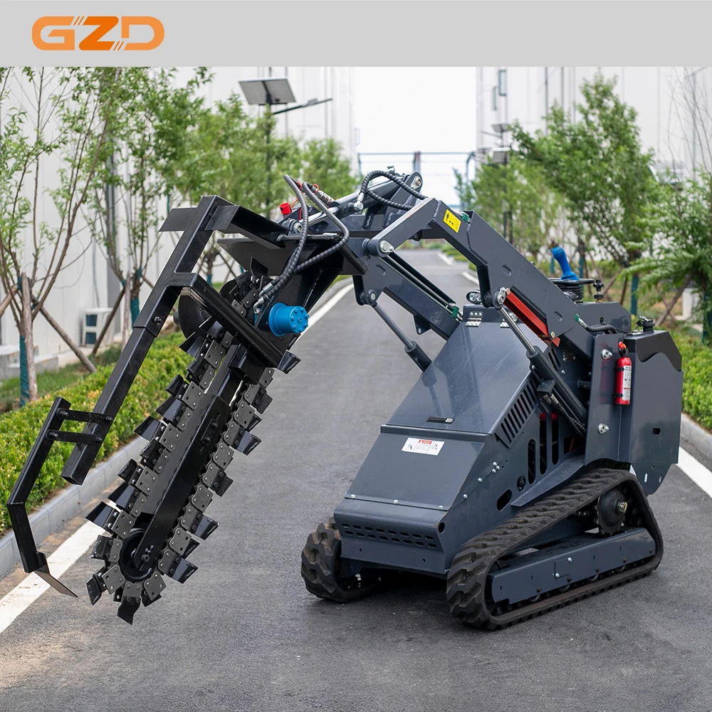 GZD Earth-moving Machinery Mini Small Skid Steer Loader Construction ...
