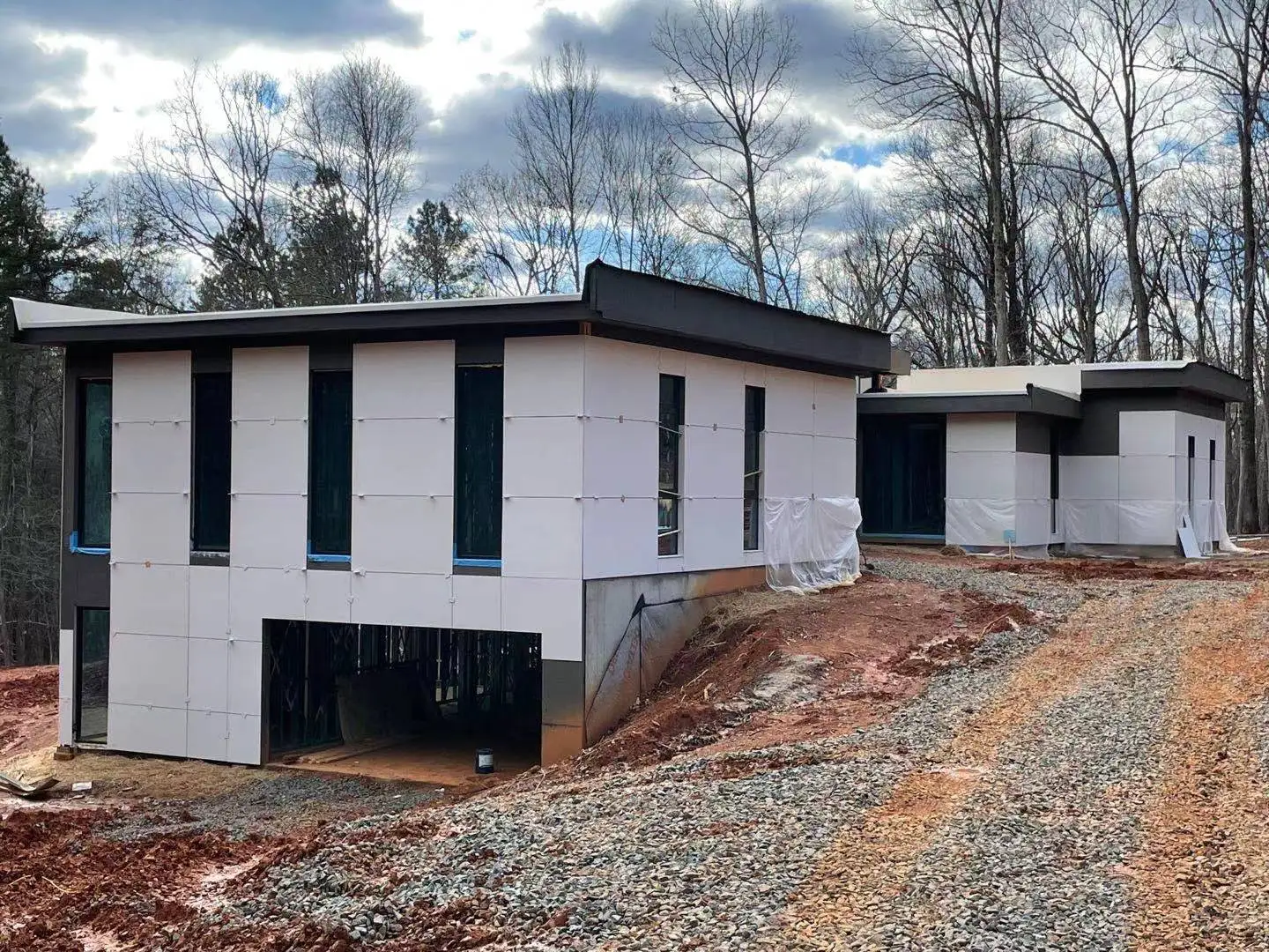 Luxury Prefabricated House - Durable 2 Floor Steel Frame