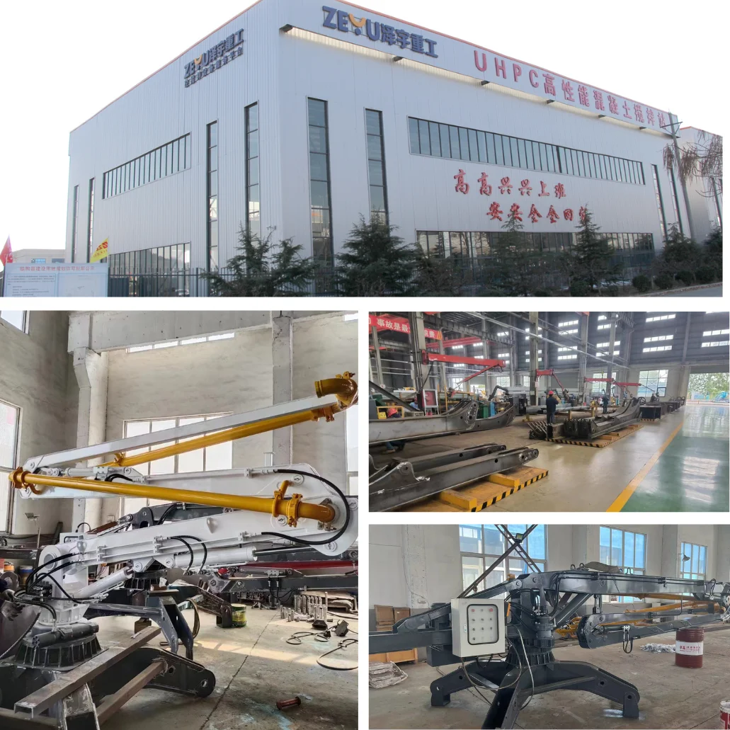 Truck-Mounted Concrete Telescopic Spreader Arm Cement Pouring Machine ...