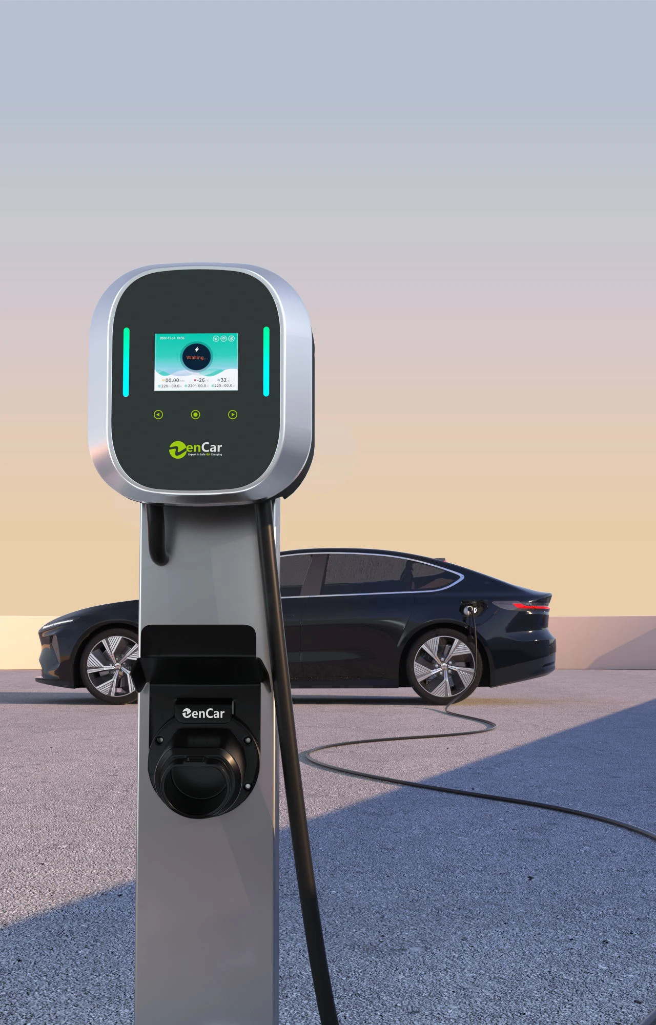 Zencar 32a 40a Intelligent Electric Vehicle Wall Charger Home Ev ...