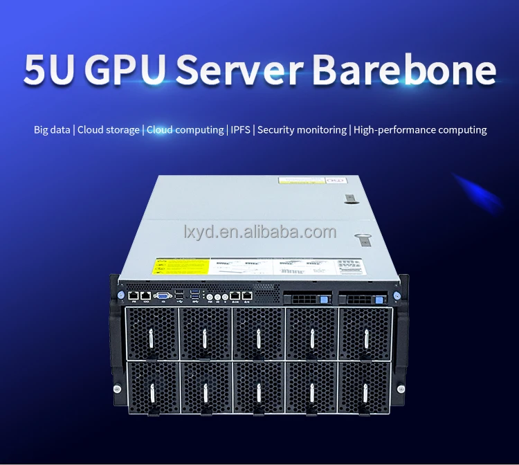 Deepseek Pcie 5.0 Customized GPU RTX 4090 Server Barebone