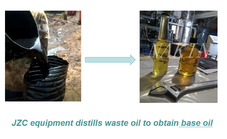 Black Motor Oil Purification with High-Efficiency Refine Waste Engine ...