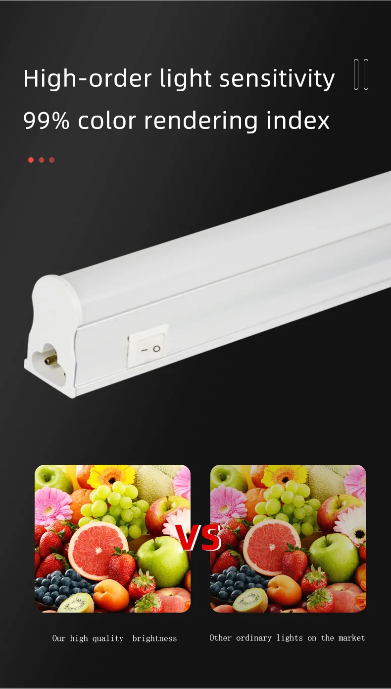Led Tube T8 Stand Lamp T5 Integrated Fluorescent Lamp With Switch ...