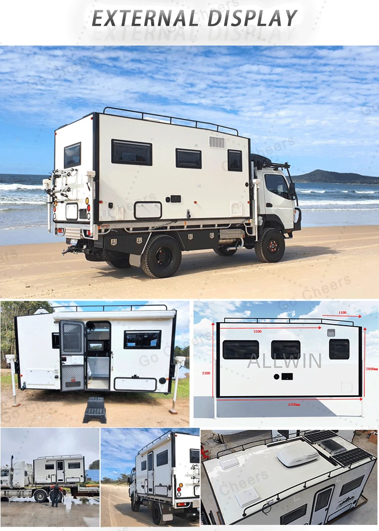 Go Cheers Rv Manufacturer Overlanding Isuzu Npr 4x4 Rvs Camper Off-road ...