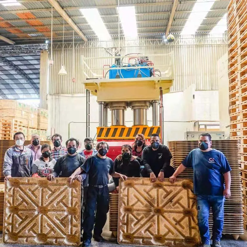 Palletmach Automatic1200*1000mm Compressed Wooden Pallet Moulding Press Machine Hydraulic ...