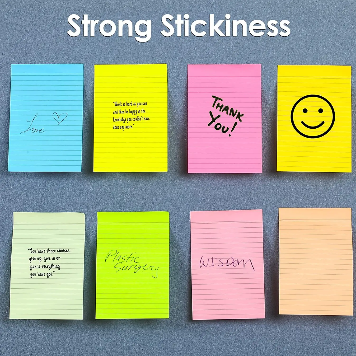 Wholesale Custom Sticky Notes School Office Colorful Memo Pad Writing ...