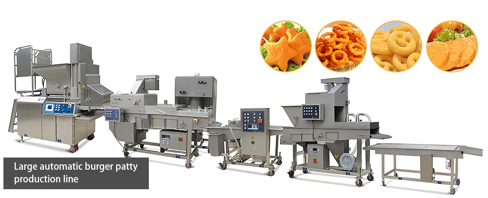 Hot Sale Full Automatic Chicken Nuggets Forming Machine Potato Beef ...