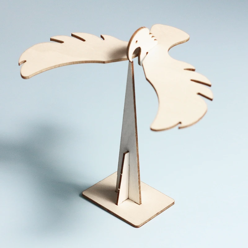 Diy Magic Balance Bird Model Tabletop Decoration Wooden Assembled ...
