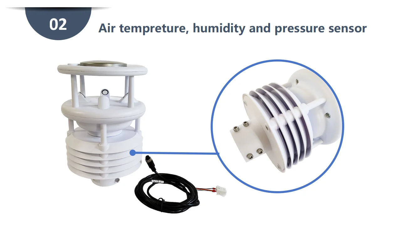 RS485 All in One Piezoelectric Rain Gauge - Weather Station