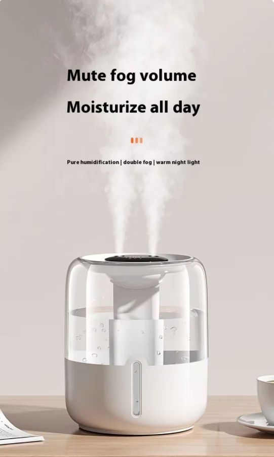 2025 Digital Dual Spray Humidifier - 4L Capacity & Aromatherapy