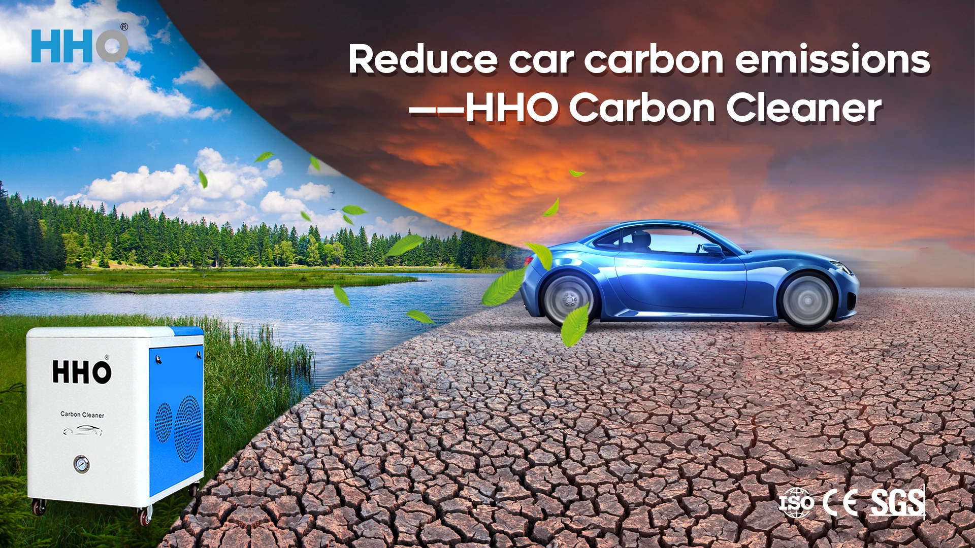 HHO Hydrogen Decarbonization Engine Carbon Clean Machine Carbon Dioxide ...