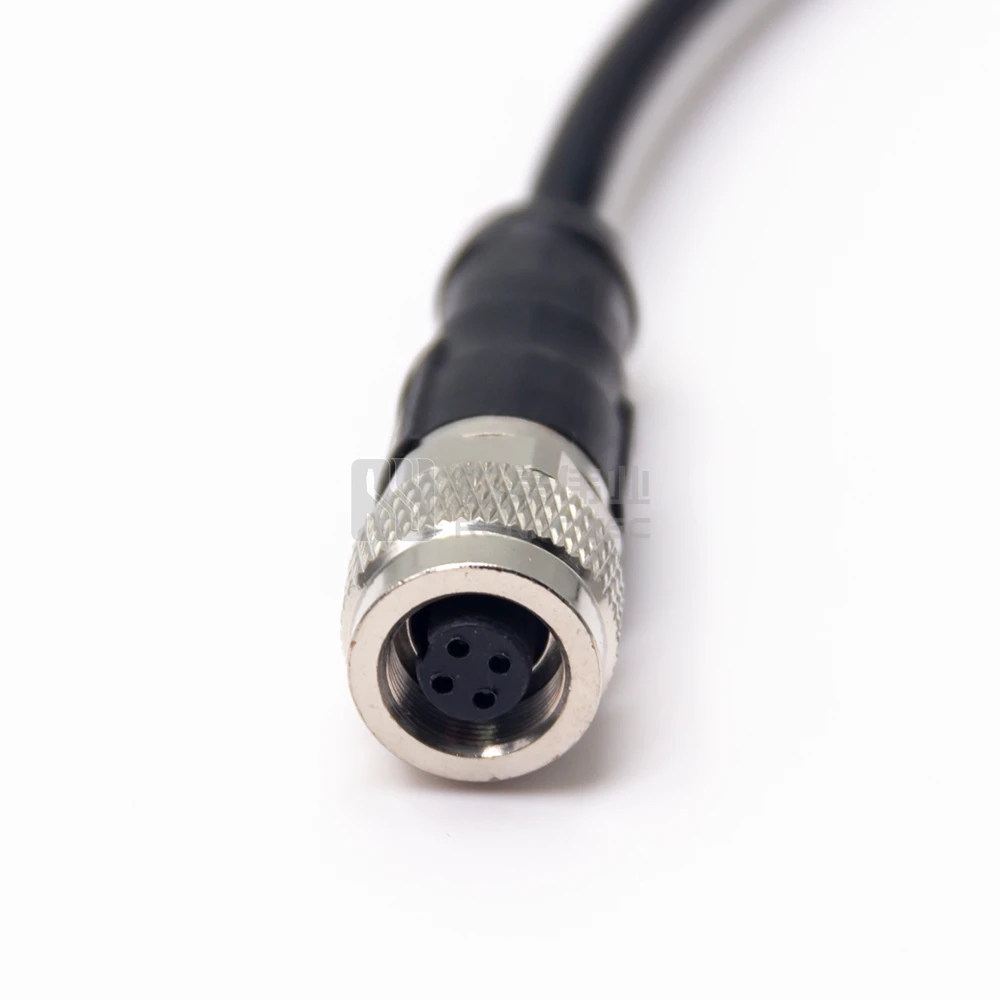 M9 Cable 2 Pin Male Connector Binder 8pin Female Customized IP67