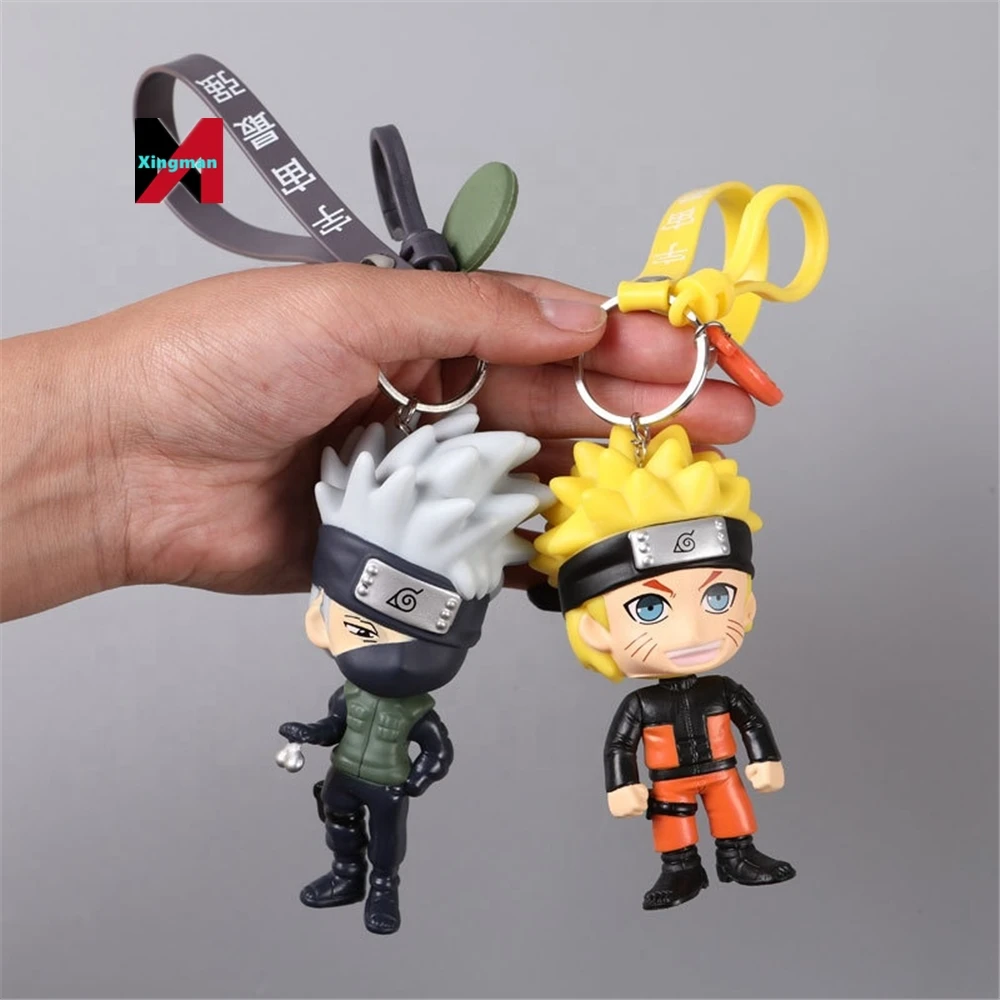 2 Design 3d Uzumaki Hatake Kakashi Pvc Figure Pendant Porte Cle Manga ...