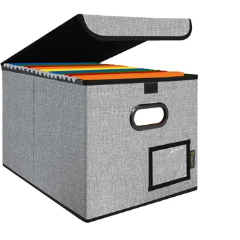 Heavy Duty Foldable Office Desk File Folders Document Organizer Label ...