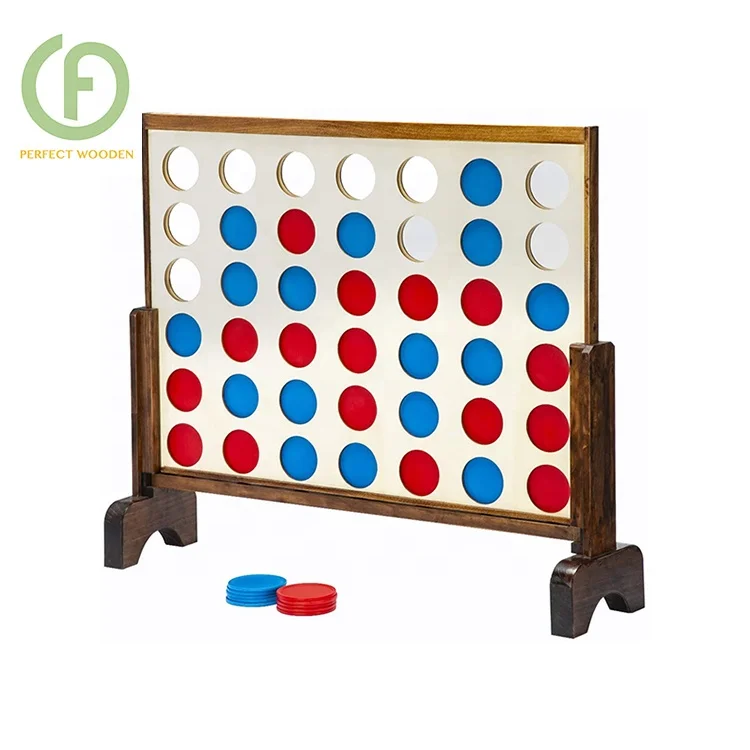 Wooden Giant Connect Four - Fun Outdoor Game for All Ages