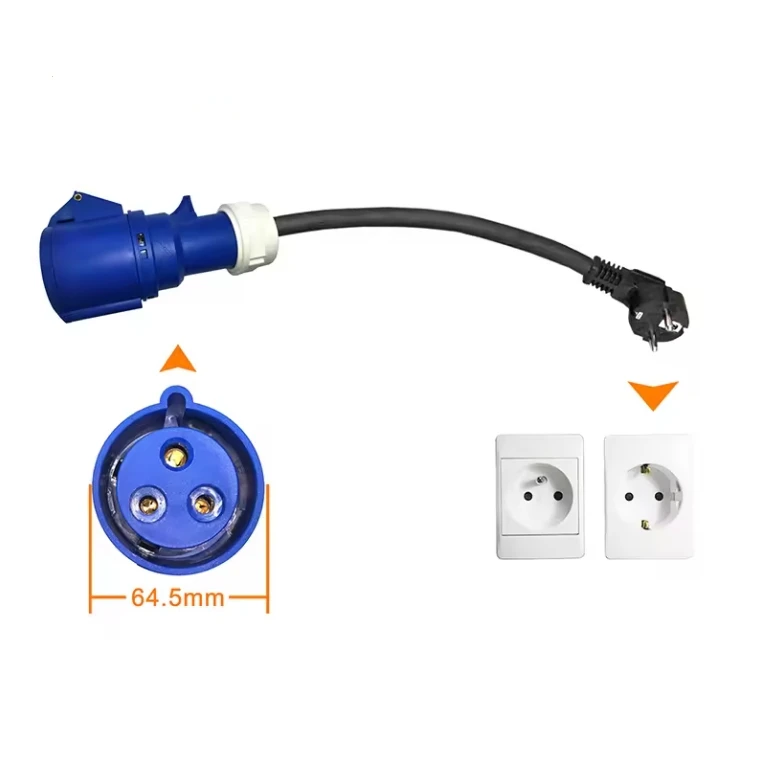 RTFLY 7KW Single phase 32A socket to single phase 16A Eu plug 3.5KW ...