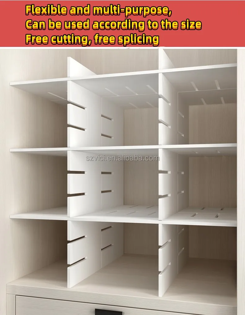 Drawer Divider Storage Partition Board Compartment Dressing Table ...